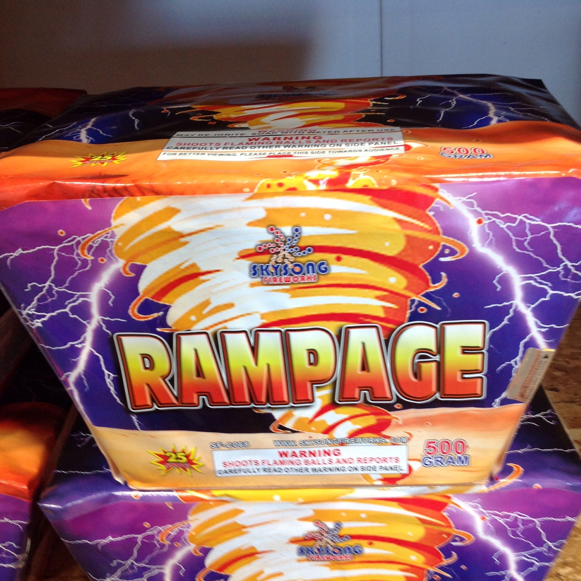 Rampage | KG Fireworks Warehouse - South Range, Wisconsin
