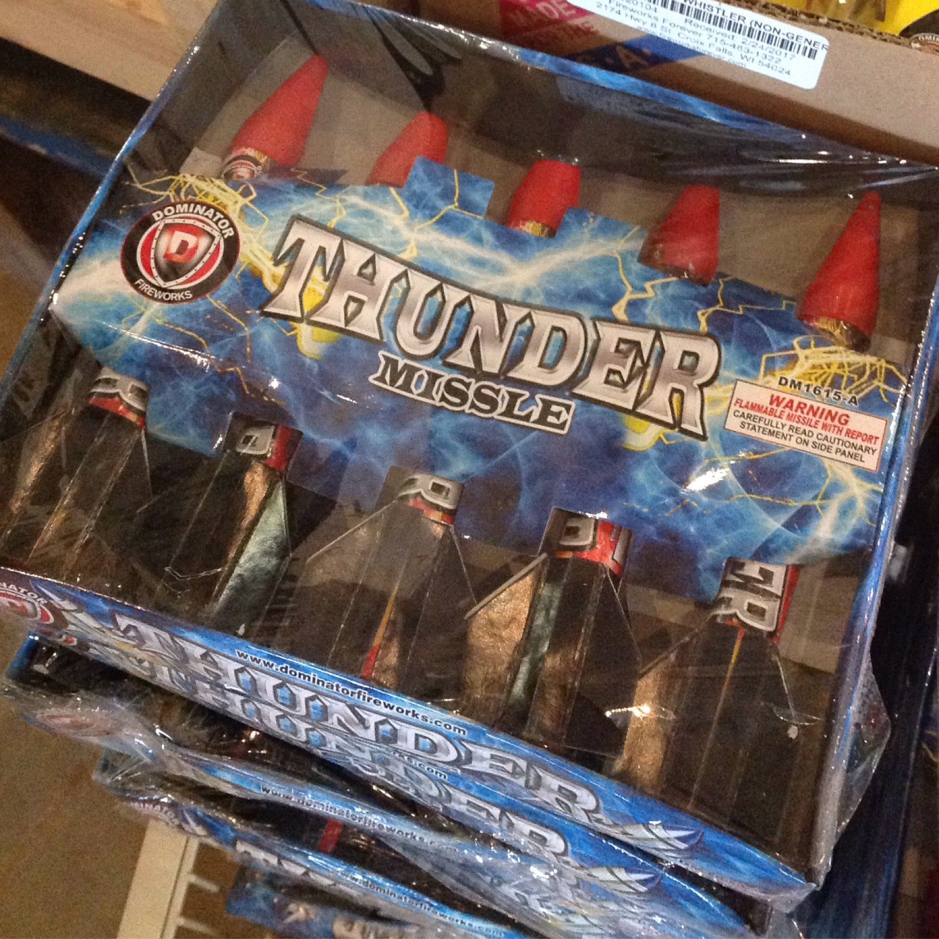 Thunder Missile | KG Fireworks Warehouse - South Range, Wisconsin