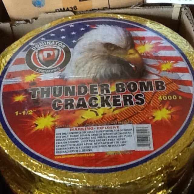 Thunder Bomb Crackers 4000s | KG Fireworks Warehouse - South Range, Wisconsin