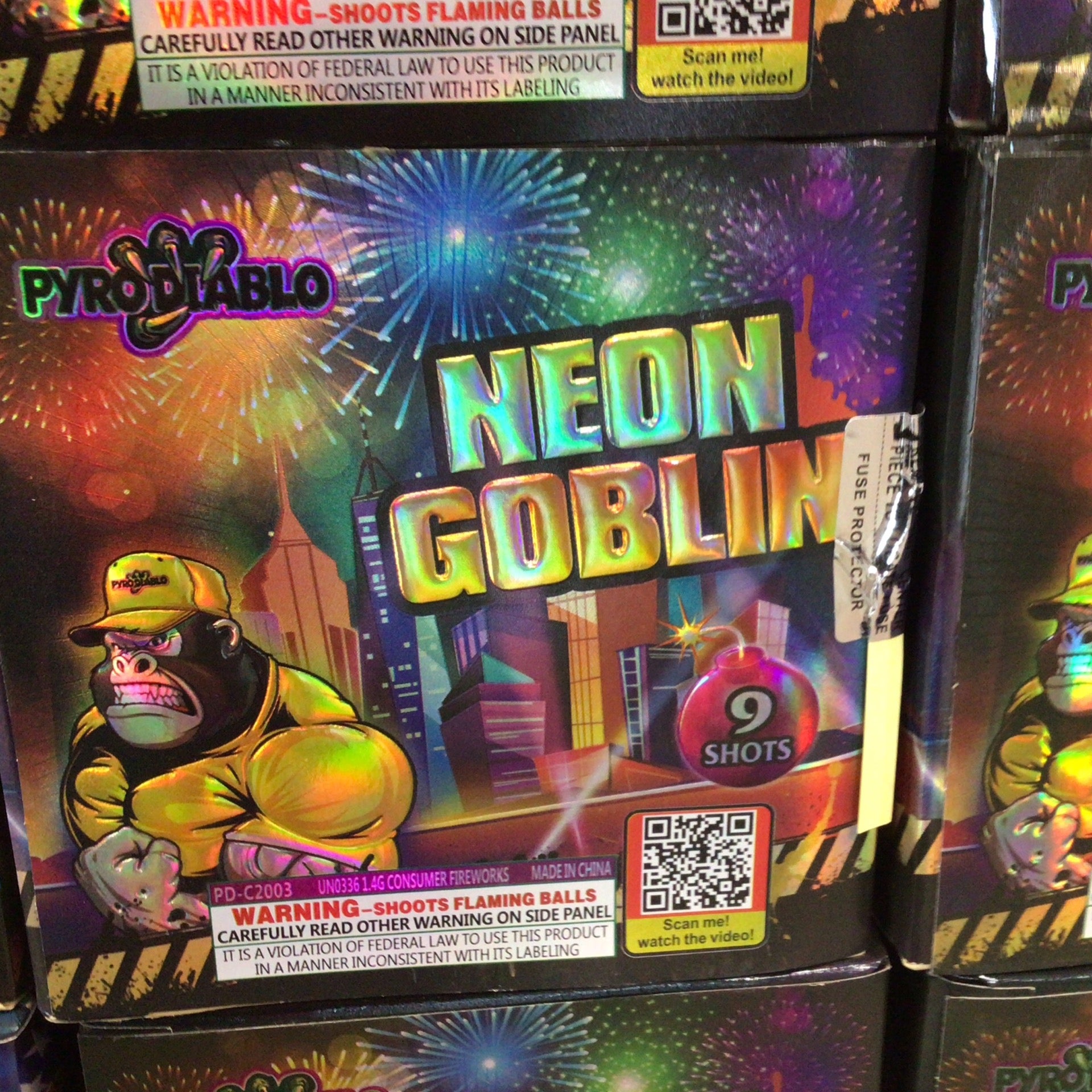 Neon goblin | KG Fireworks Warehouse - South Range, Wisconsin