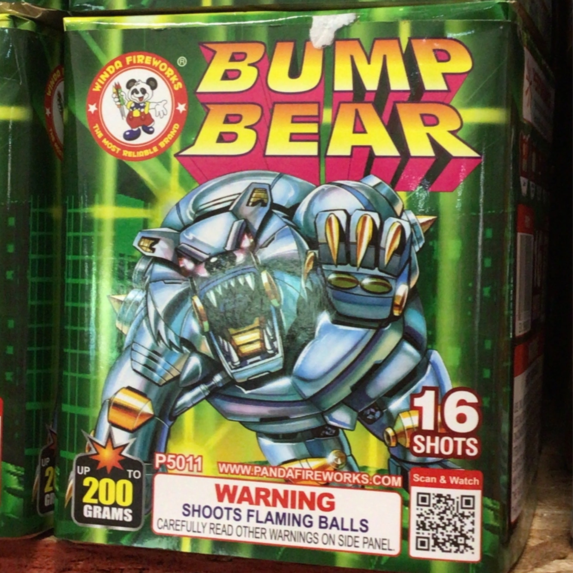 Bump bear | KG Fireworks Warehouse - South Range, Wisconsin