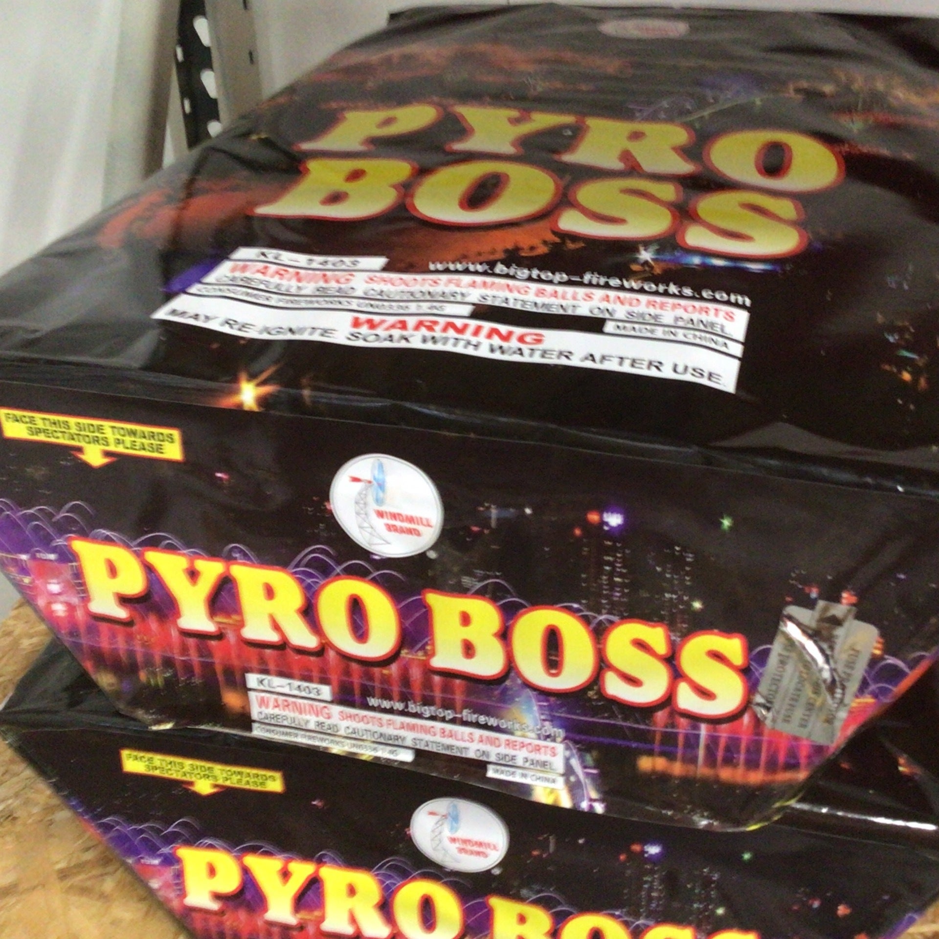 Pyro boss | KG Fireworks Warehouse - South Range, Wisconsin