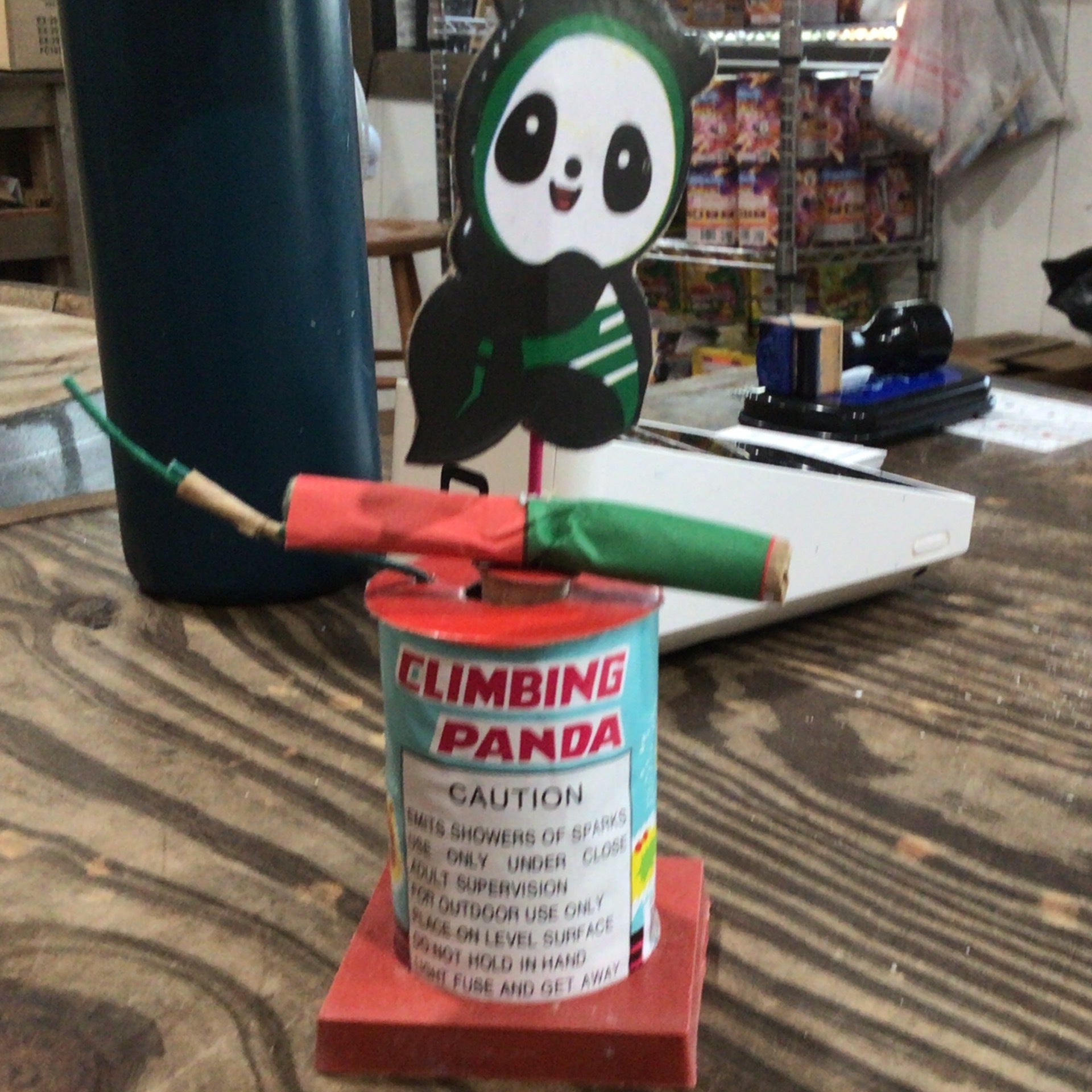 Climbing panda single | KG Fireworks Warehouse - South Range, Wisconsin