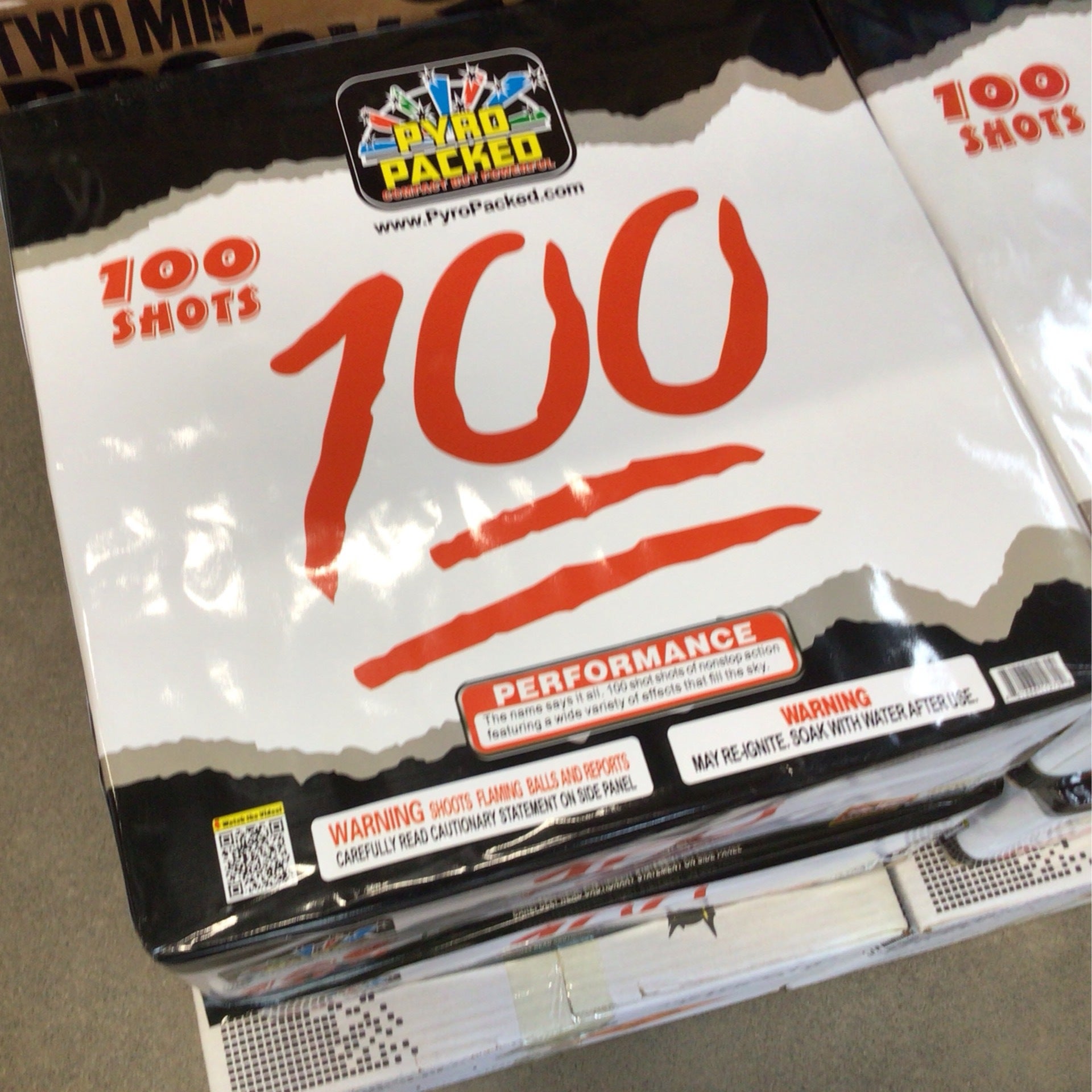 100 shots | KG Fireworks Warehouse - South Range, Wisconsin