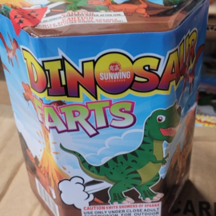 dinosaur farts | KG Fireworks Warehouse - South Range, Wisconsin