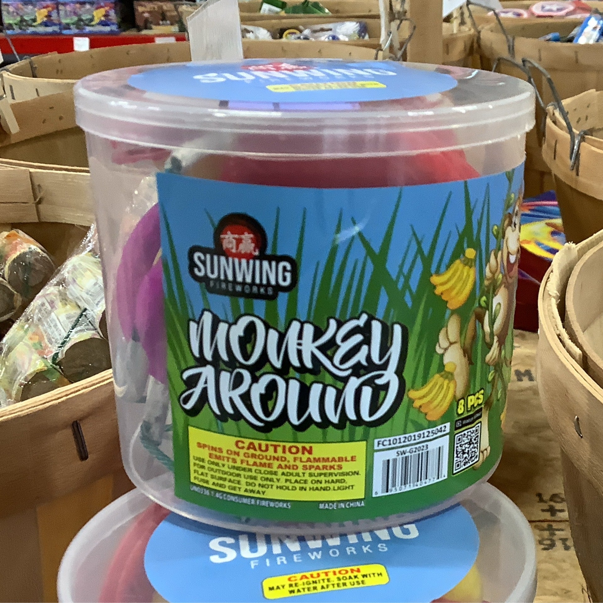 Monkey around | KG Fireworks Warehouse - South Range, Wisconsin